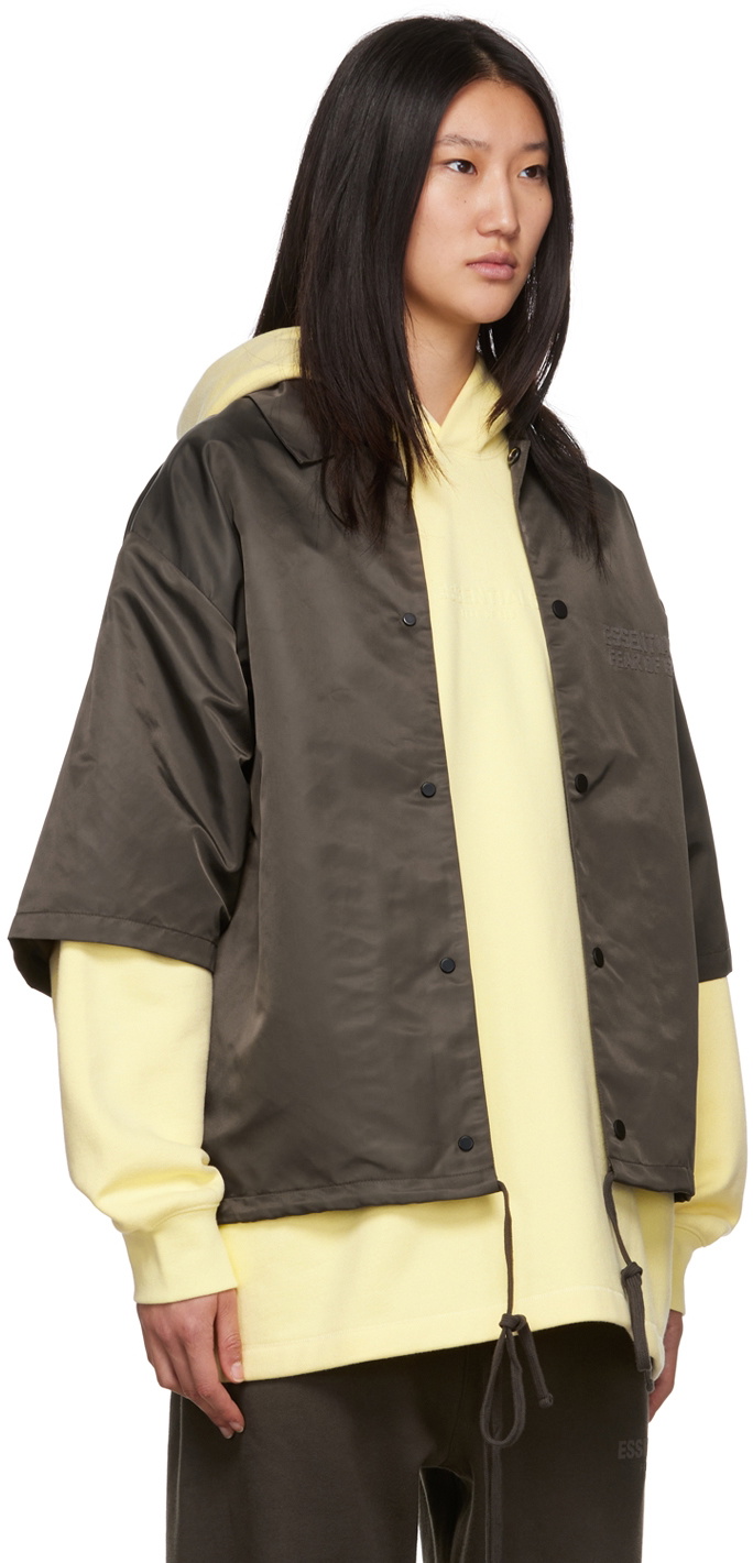 Essentials Gray Nylon Shirt Essentials