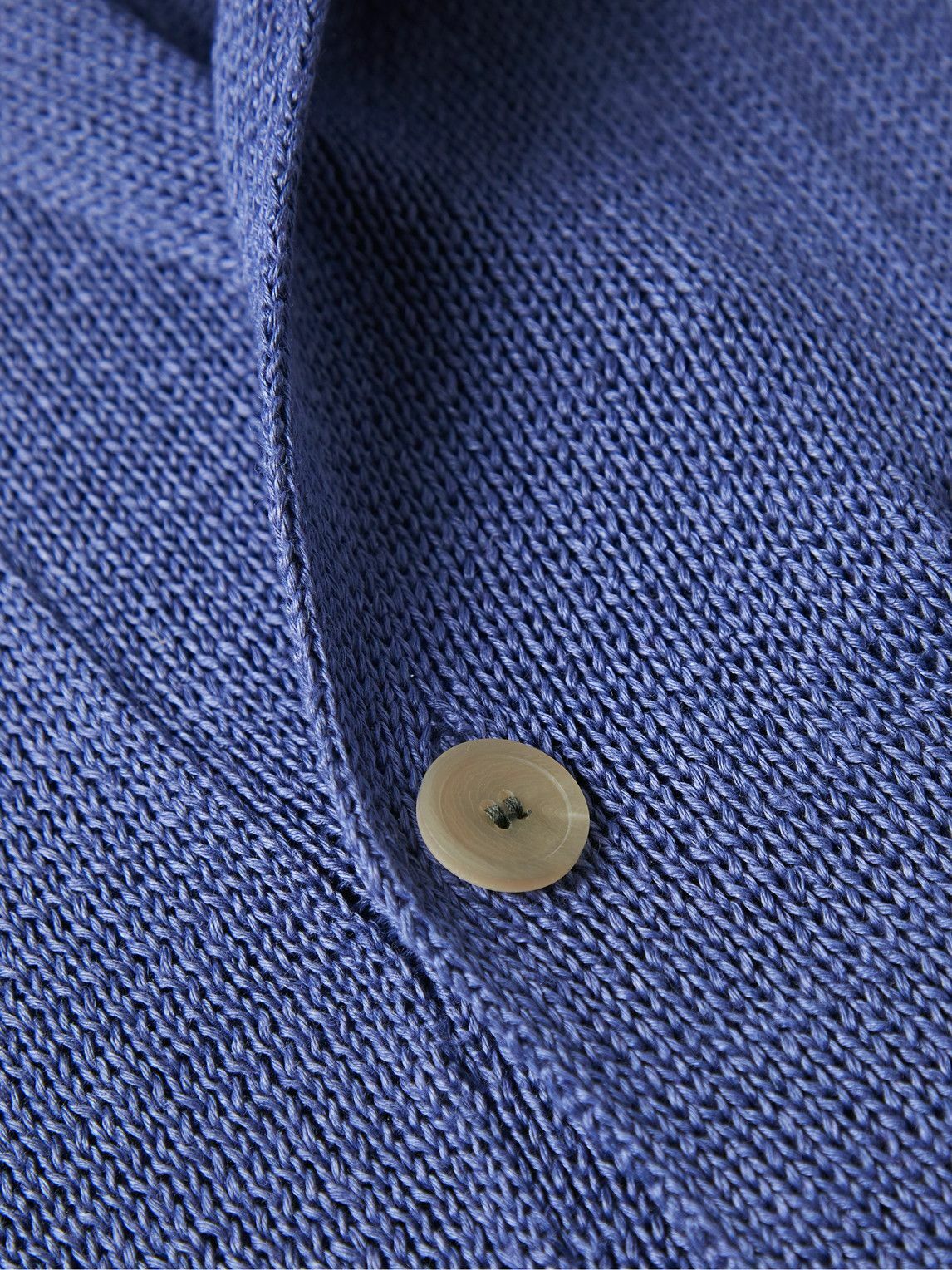 Inis Meáin - Relaxed Linen Cardigan - Blue Inis Meáin