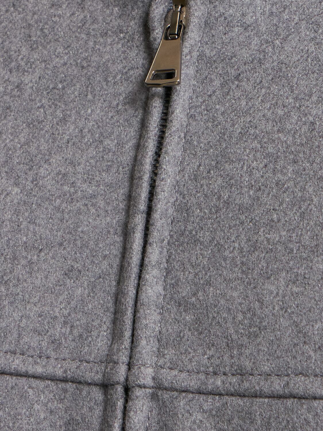 CELLAR DOOR Lou Wool Blend Zip Jacket Cellar Door