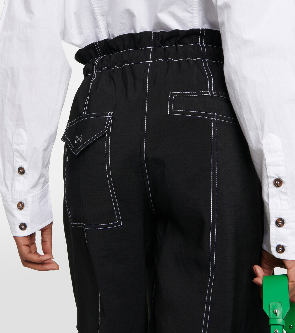 Ganni Mid-rise cargo pants GANNI