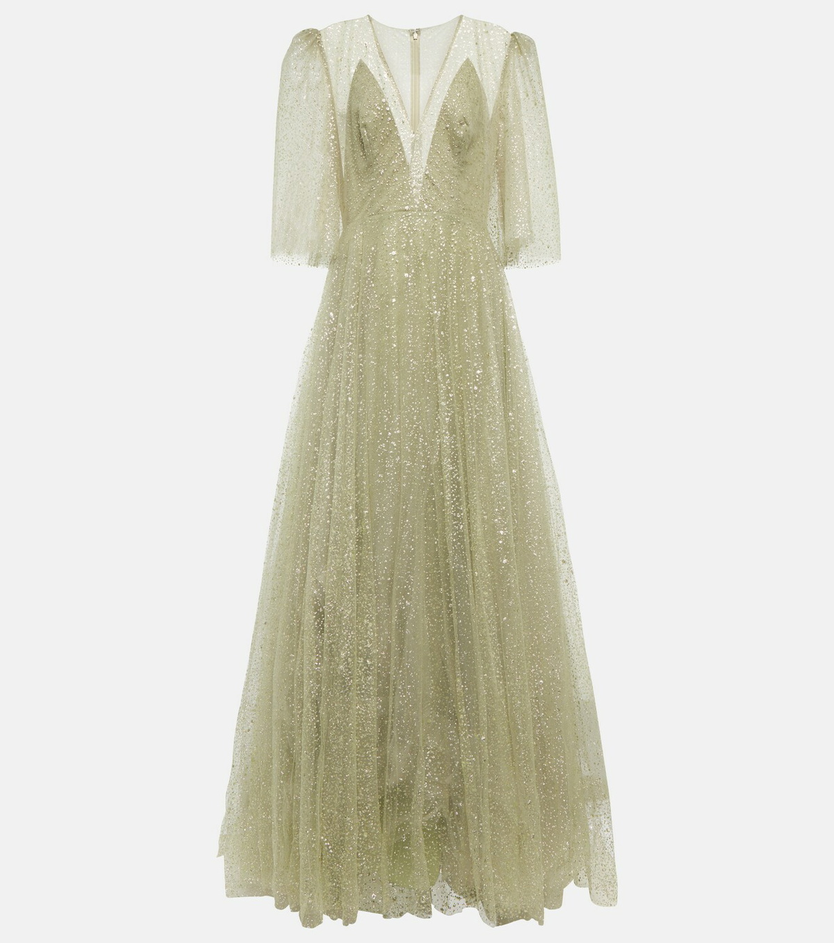Costarellos Embellished tulle gown Costarellos