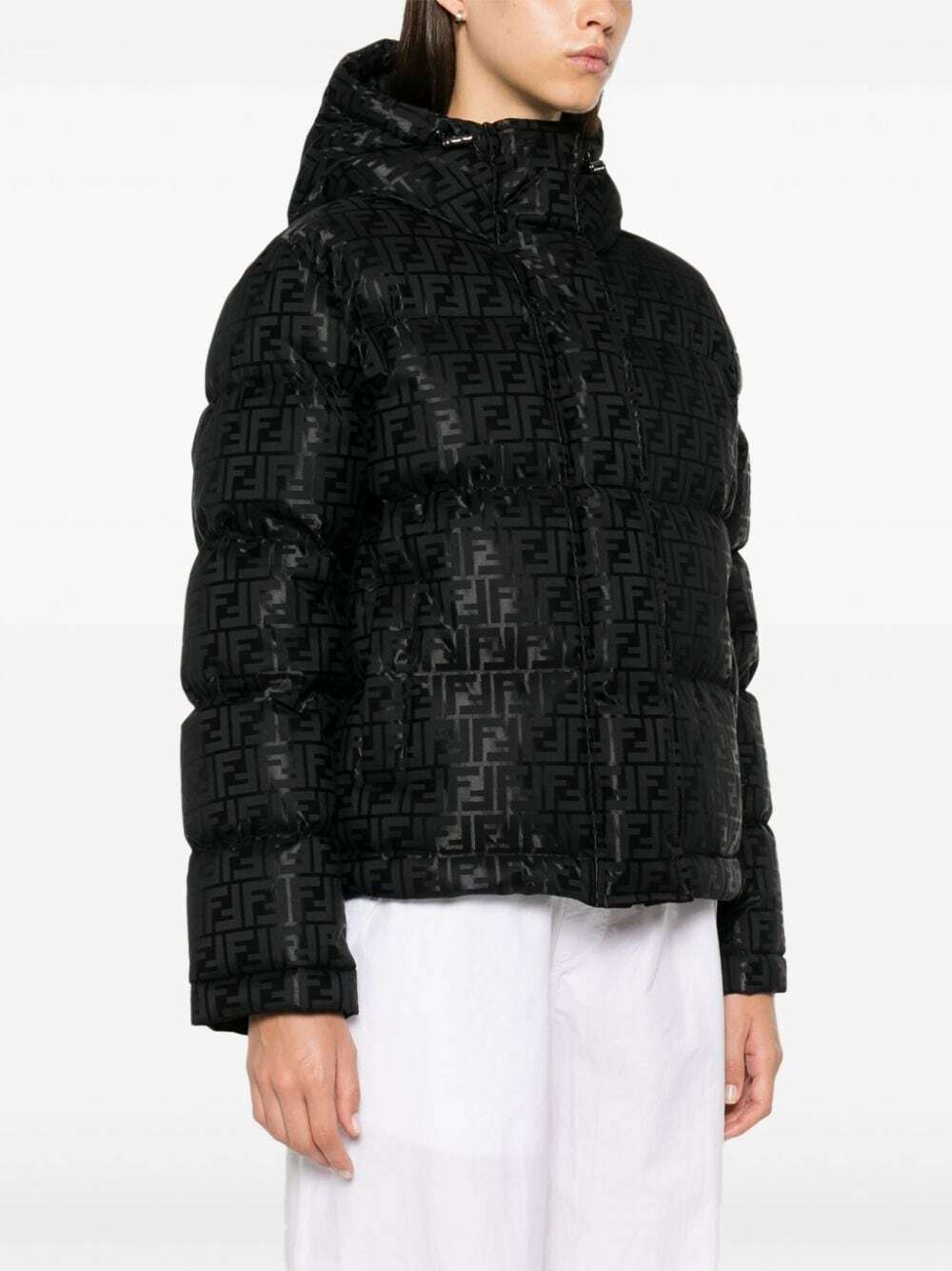 FENDI - Ff Short Down Jacket Fendi