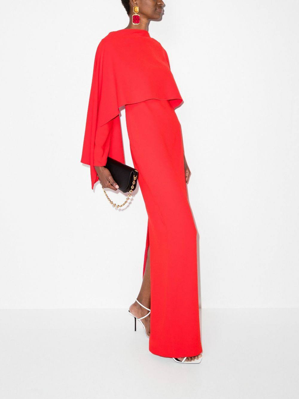 Solace London Red Yael Maxi Dress Solace London