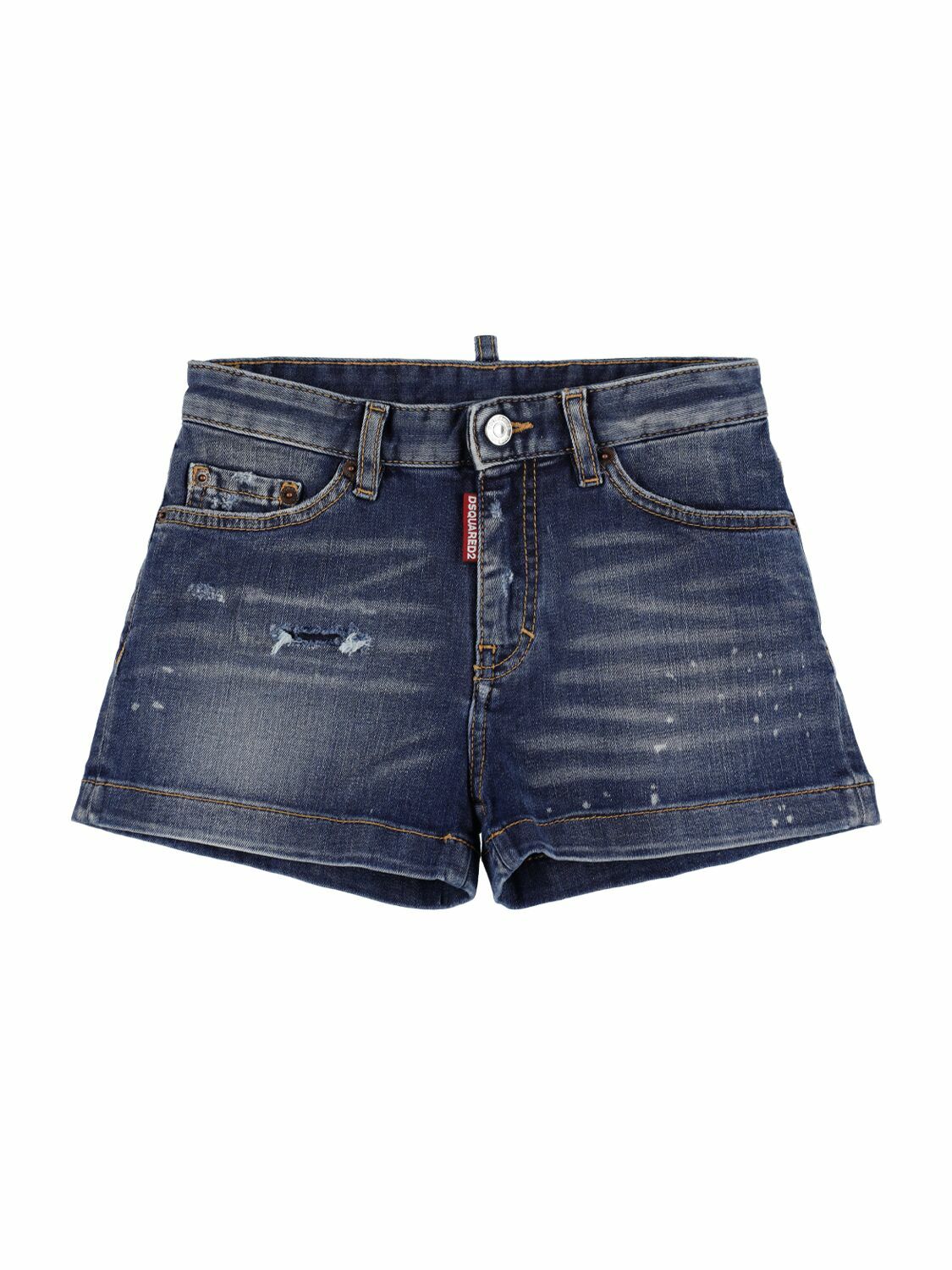 DSQUARED2 Stretch Cotton Denim Shorts Dsquared2