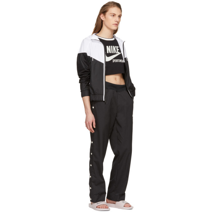 Nike Black and White Windrunner Jacket Nike