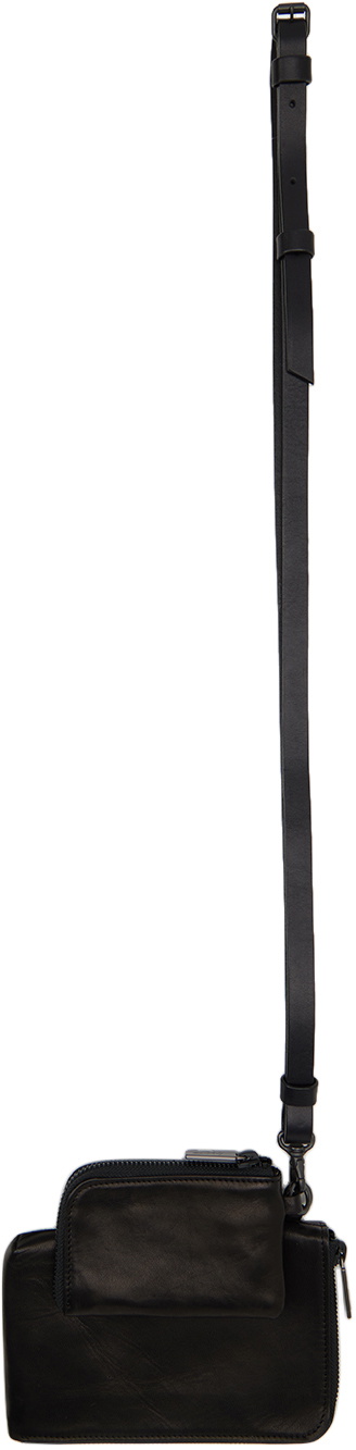 Yohji Yamamoto Black Shoulder Phone Case Yohji Yamamoto
