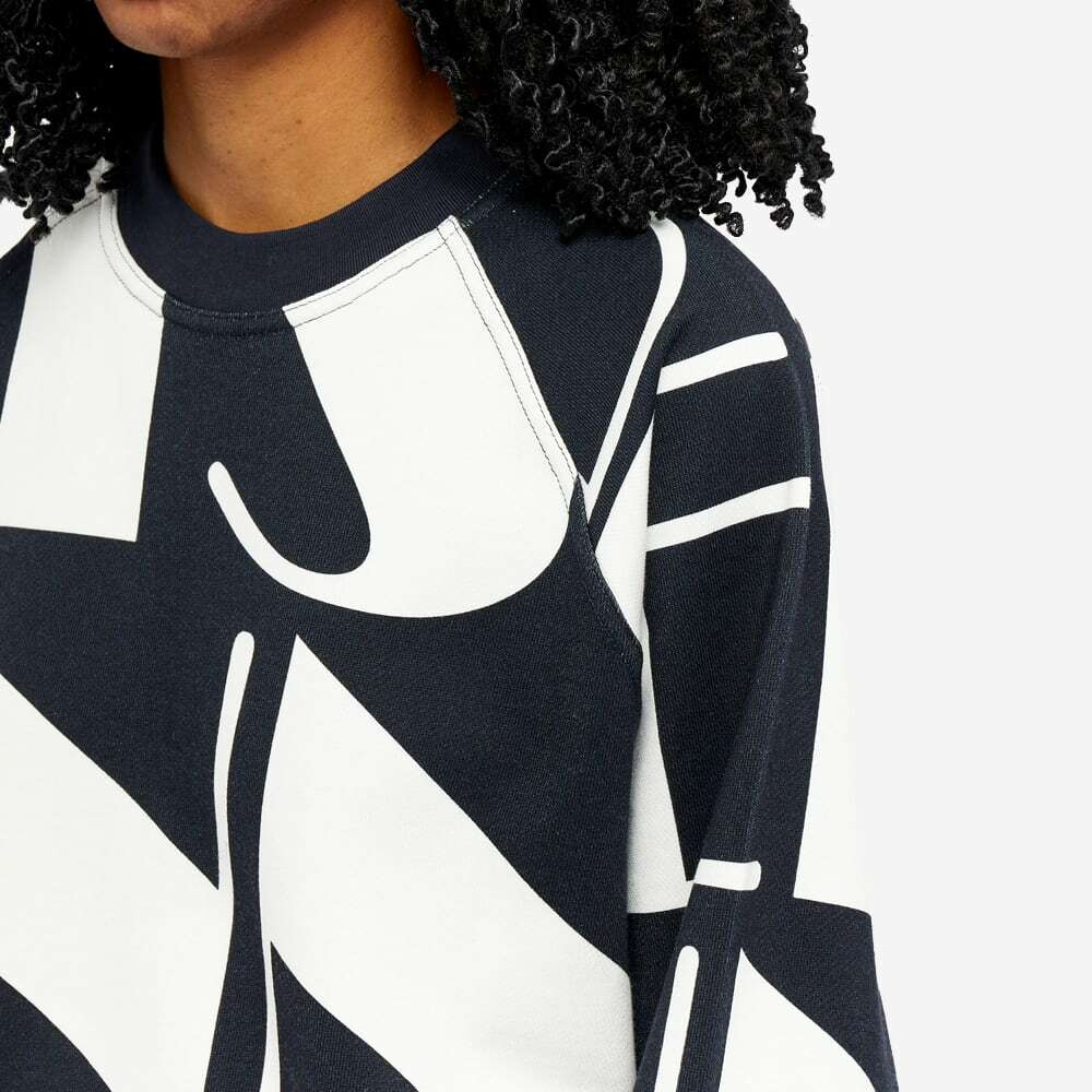 Sunnei Women's Allover Logo Sweater in Blue Macro Sunnei