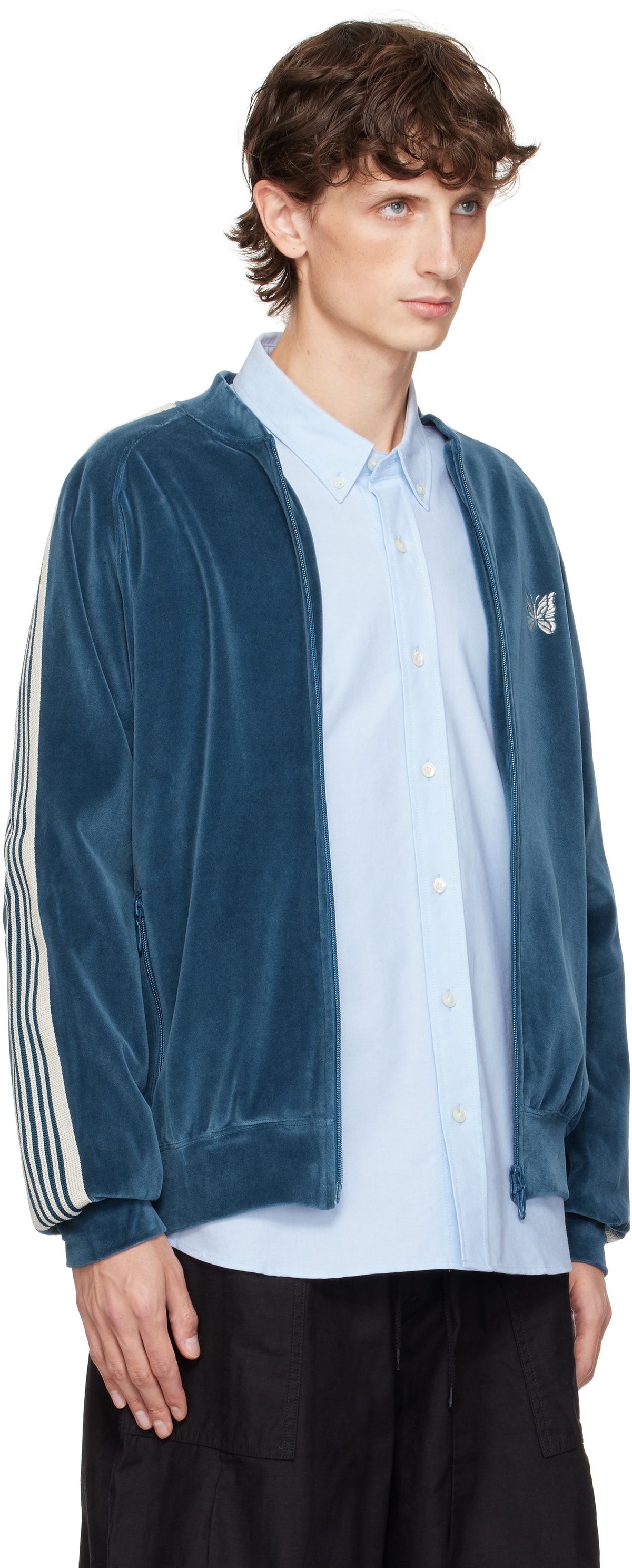 NEEDLES Blue RC Track Jacket Needles