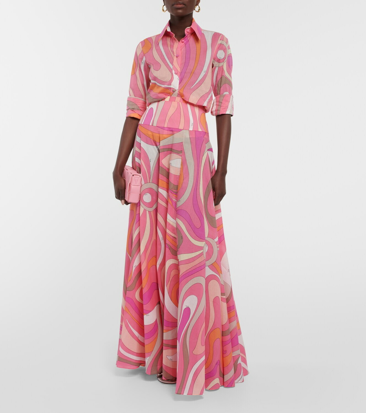 Pucci Marmo-print cotton shirt Emilio Pucci