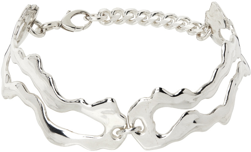 Jessi Burch Silver Drip Bracelet