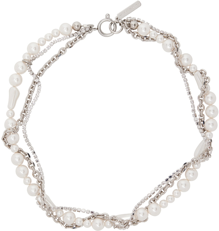 Justine Clenquet Silver Taylor Necklace Justine Clenquet