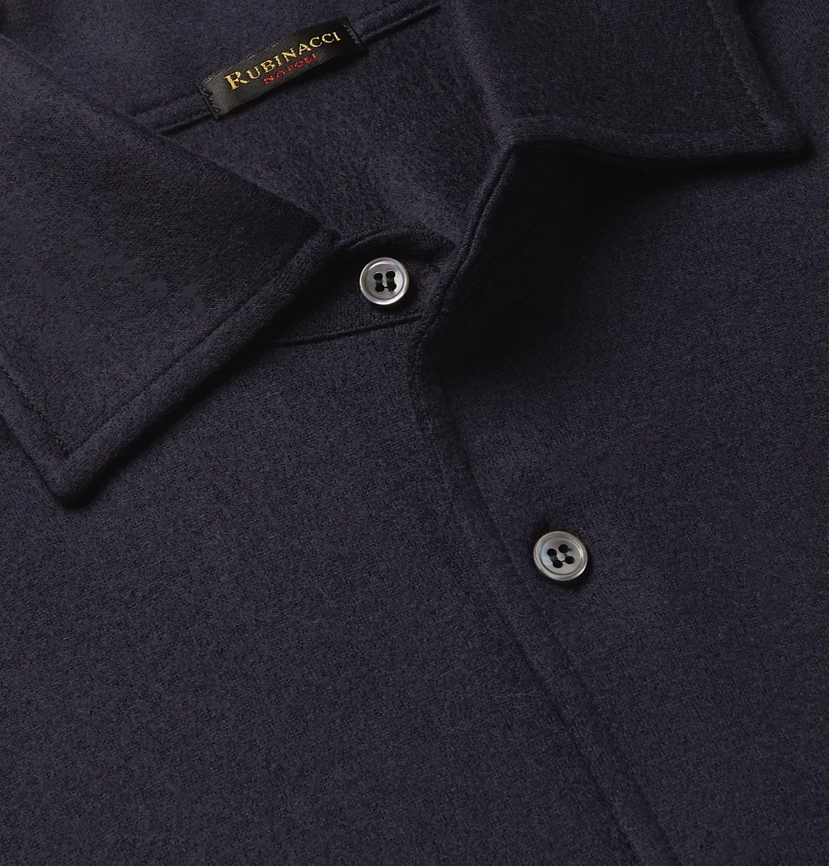 Rubinacci - Cashmere Shirt - Blue Rubinacci
