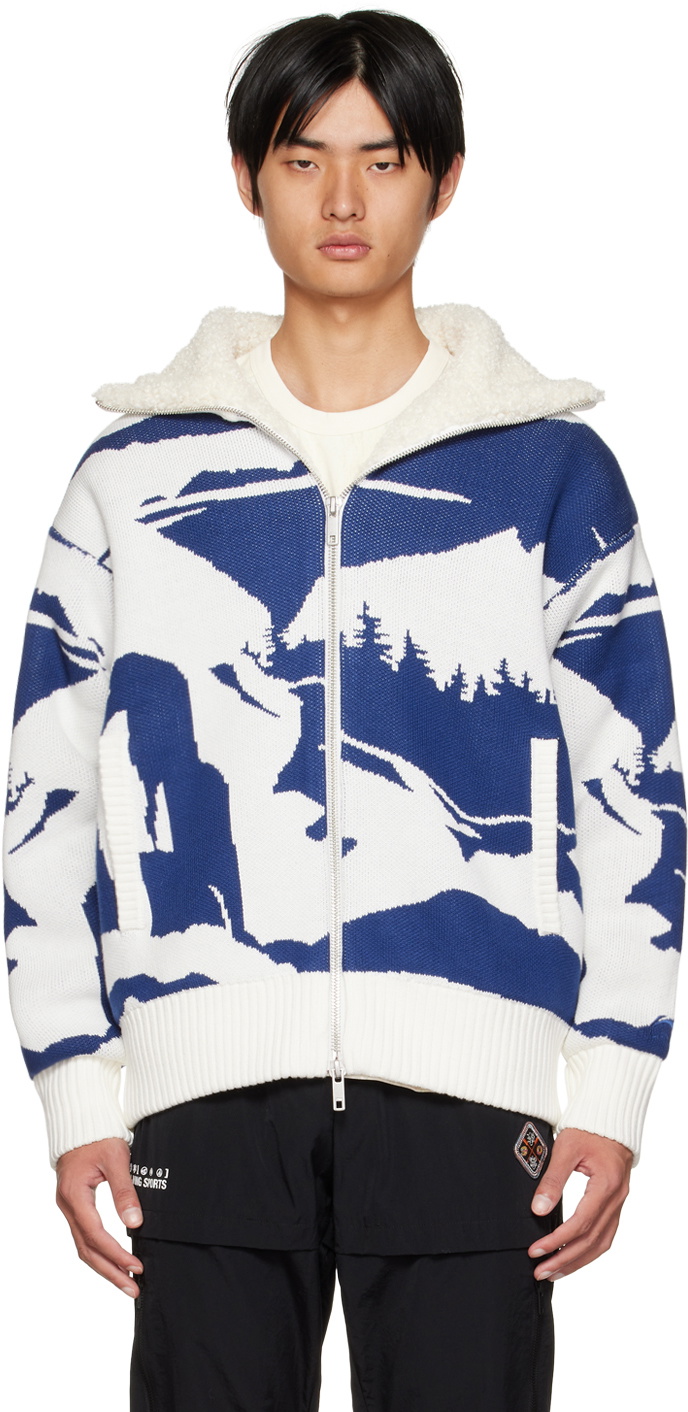 Li-Ning White Graphic Jacket Li-Ning