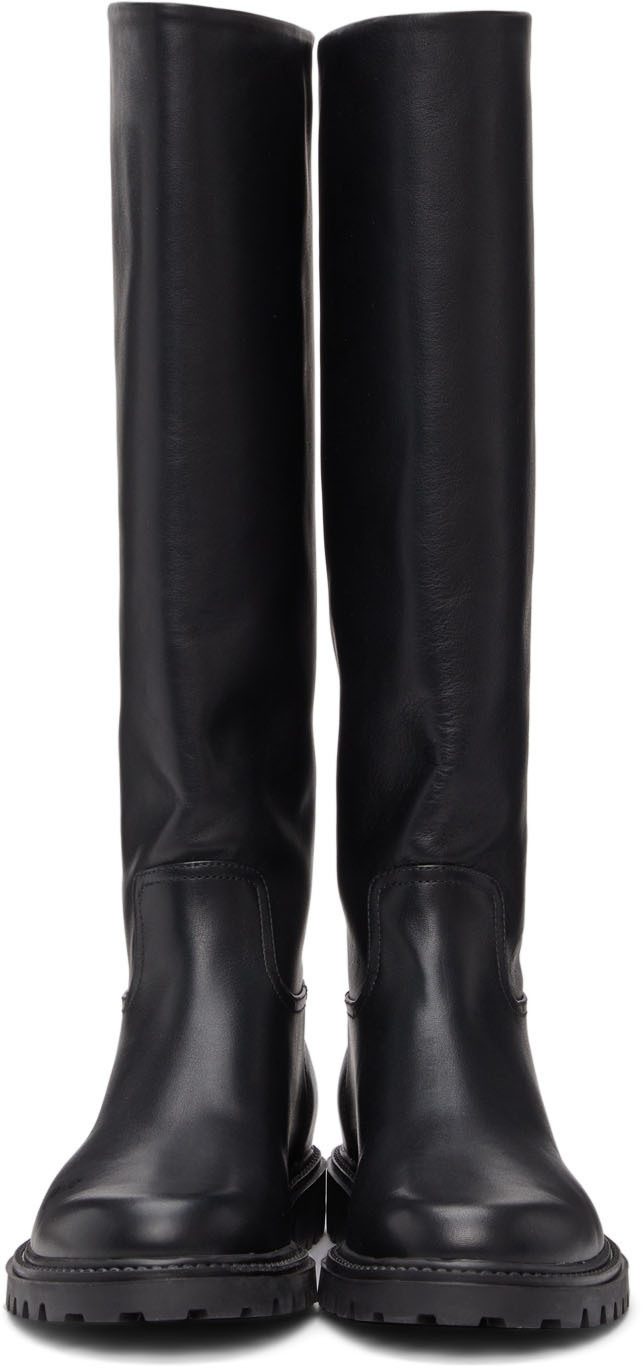 Brock Collection Black Soft Calfskin Boots Brock Collection