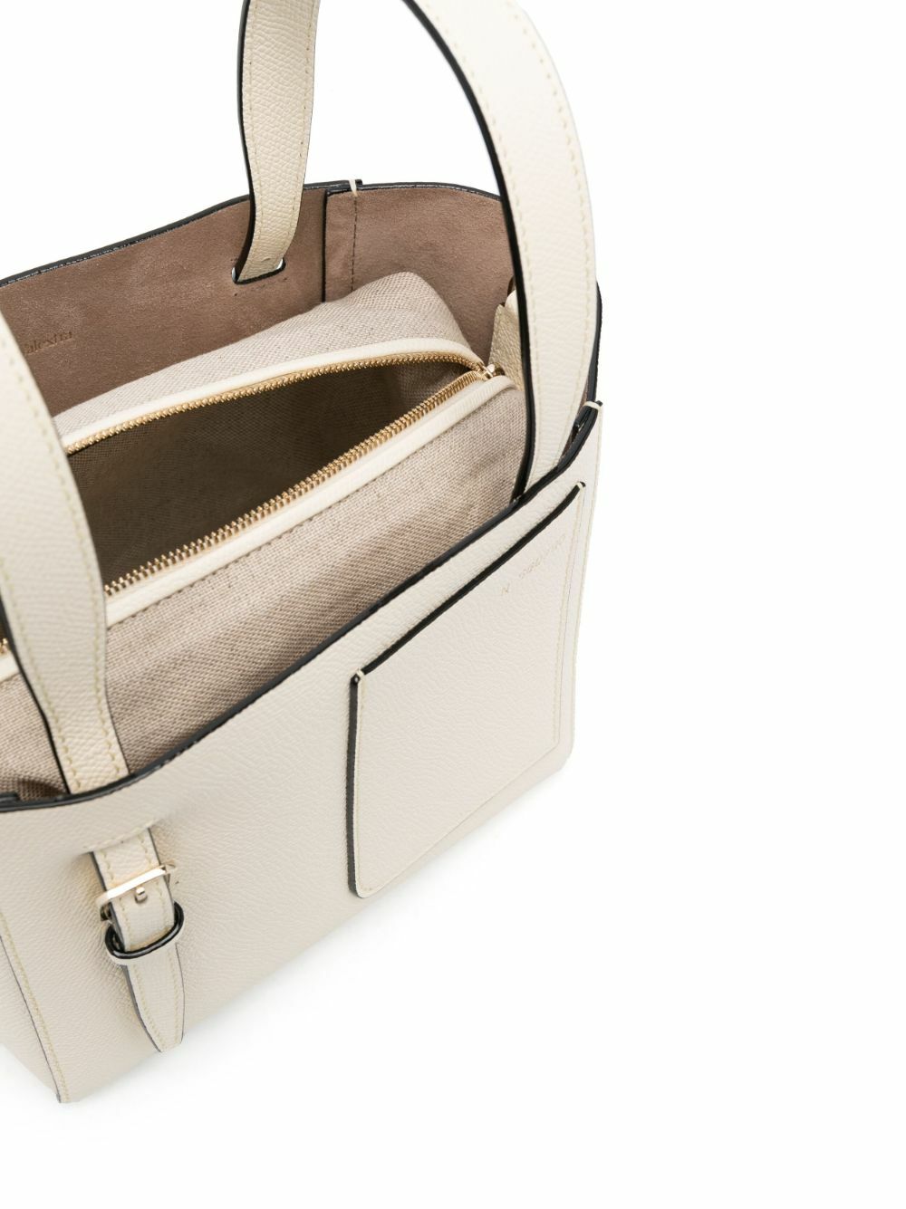 VALEXTRA - Leather Mini Bucket Bag Valextra