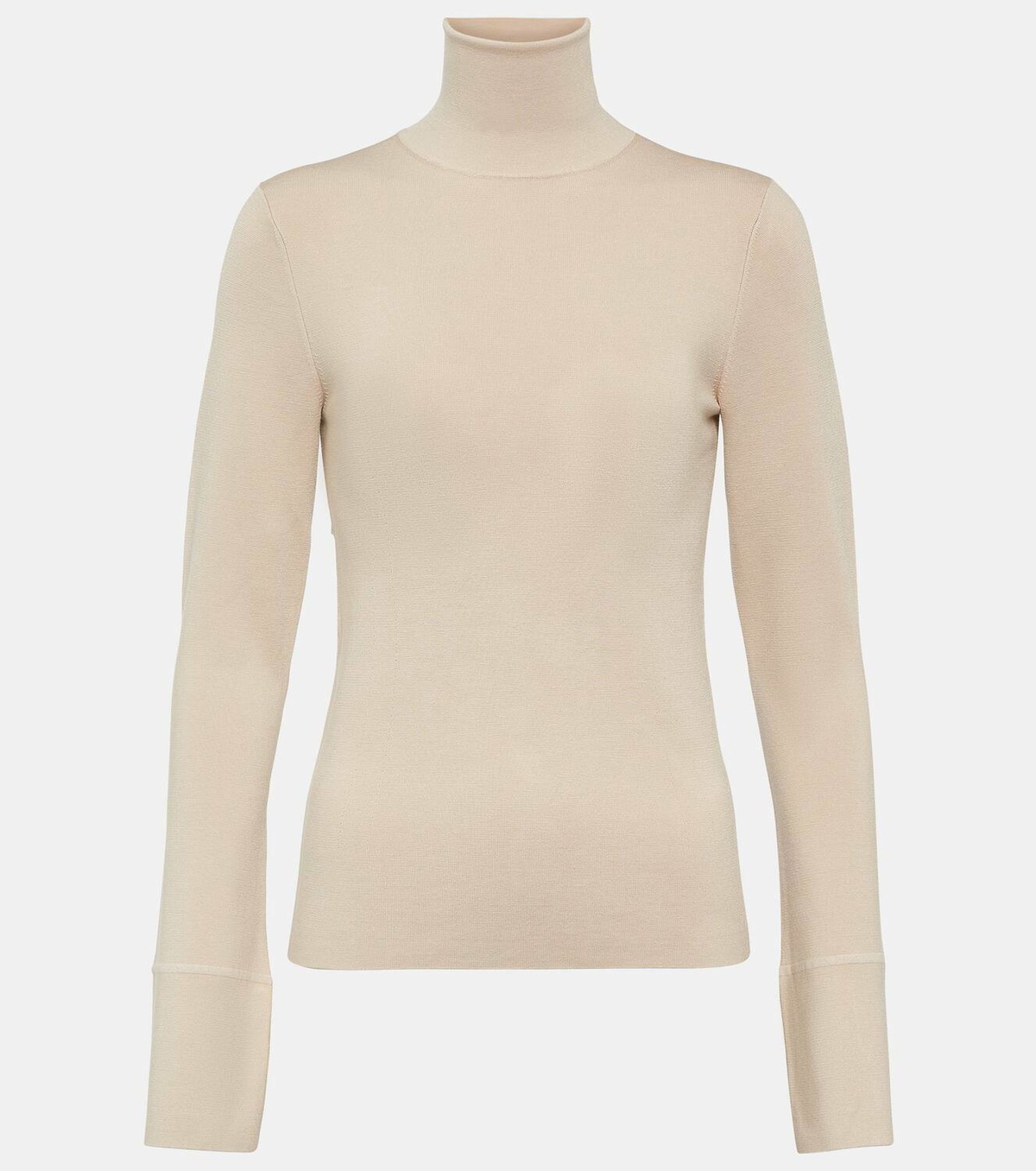 Joseph Silk-blend turtleneck top Joseph