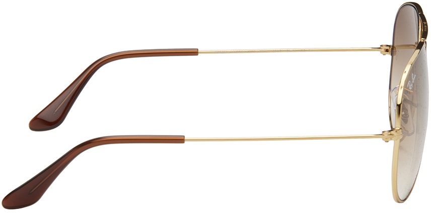 Ray-Ban Gold Aviator Sunglasses Ray Ban