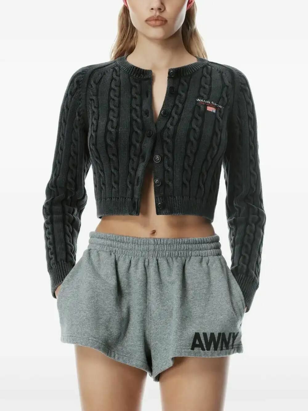 Alexander Wang Logo-Print Shorts Alexander Wang