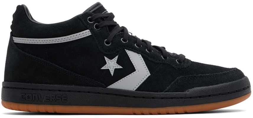 Converse Black & Gray CONS Fastbreak Pro Mid Top Sneakers Converse