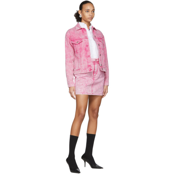 MSGM Pink Washed Jacket MSGM