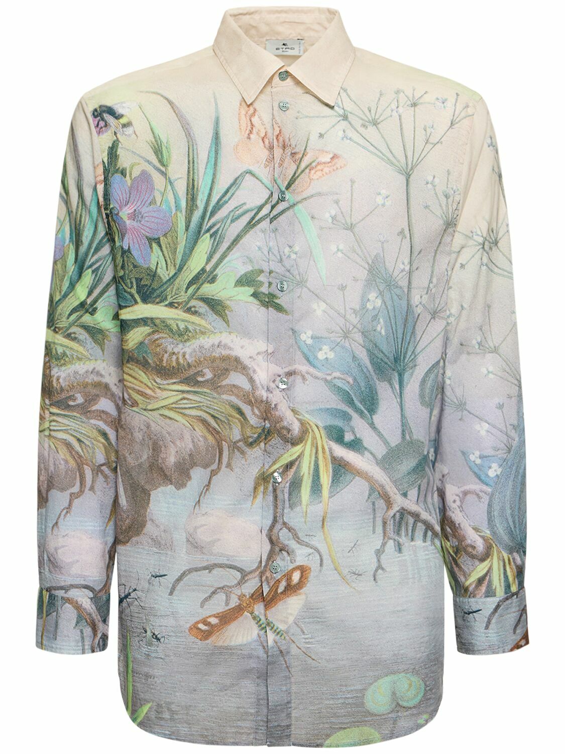 ETRO Floral Print Cotton Shirt Etro