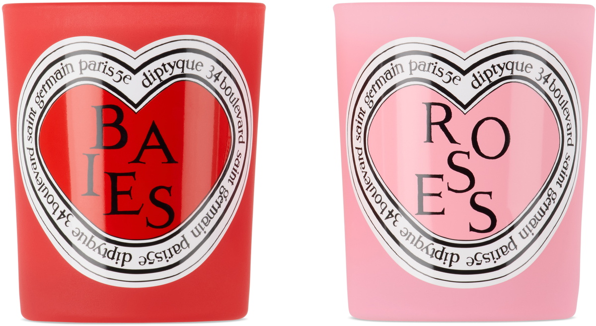 diptyque 'Valentine’s Day' Baies & Roses Duo Candle Set Diptyque