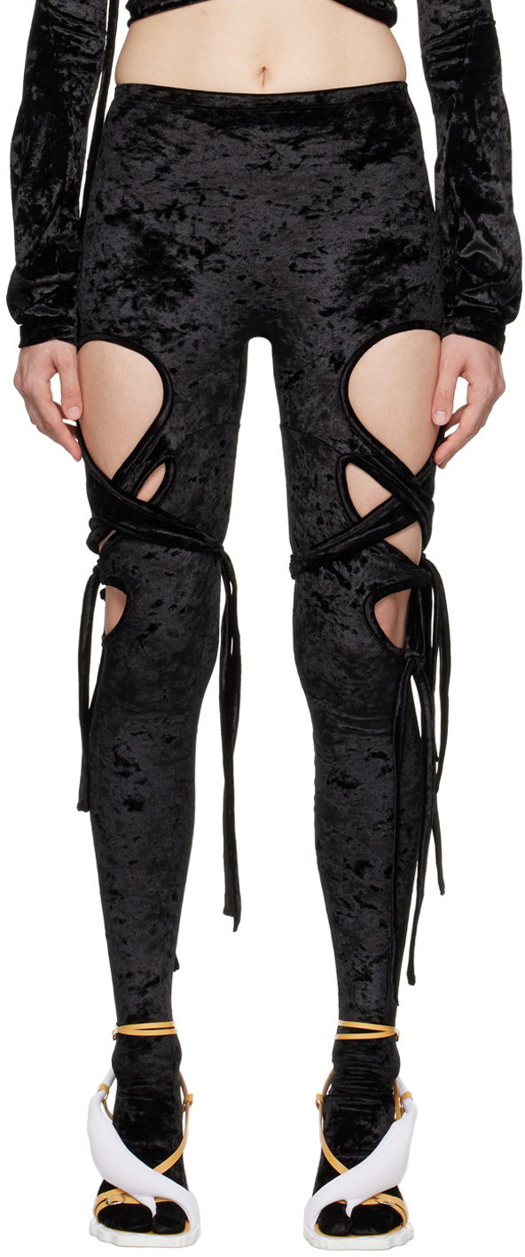 Ottolinger Black Tabi Leggings Ottolinger