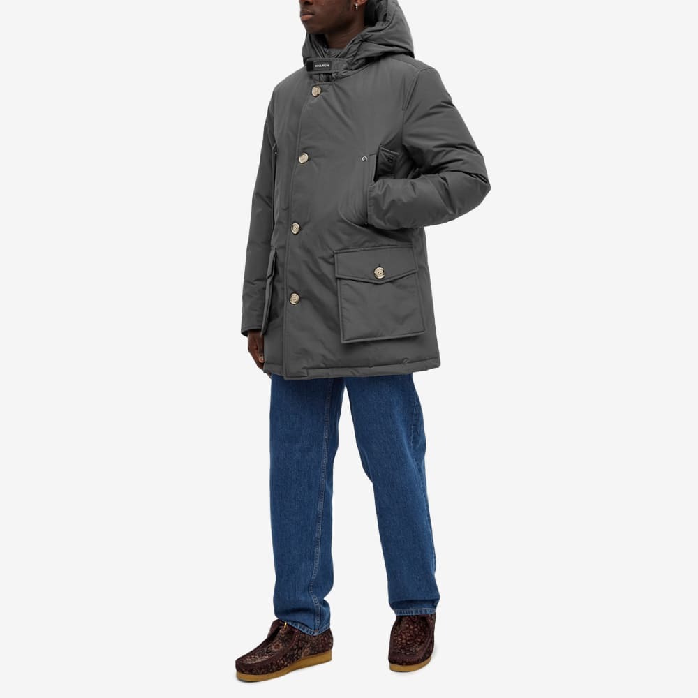 Woolrich Men's Arctic Parka Jacket in Grey Shadow Woolrich