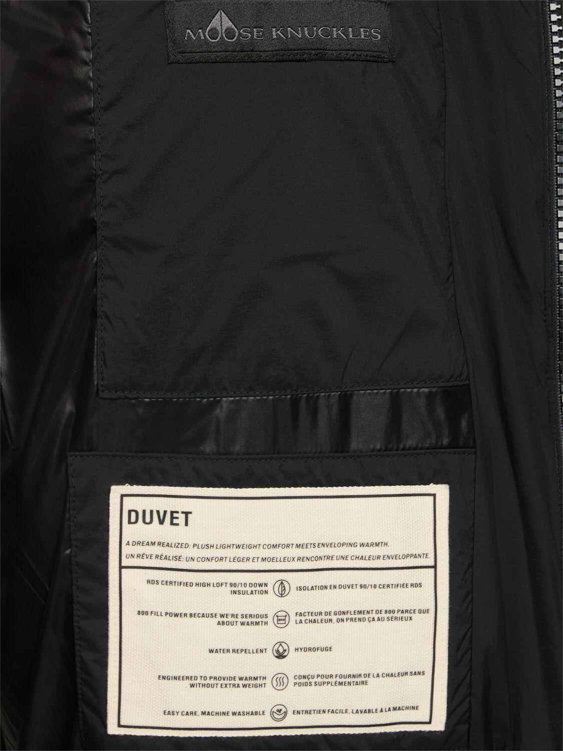 MOOSE KNUCKLES Bruce Relaxed Fit Down Bomber Jacket Moose Knuckles