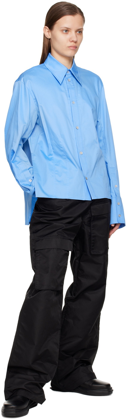 Wooyoungmi Blue Vented Shirt Wooyoungmi