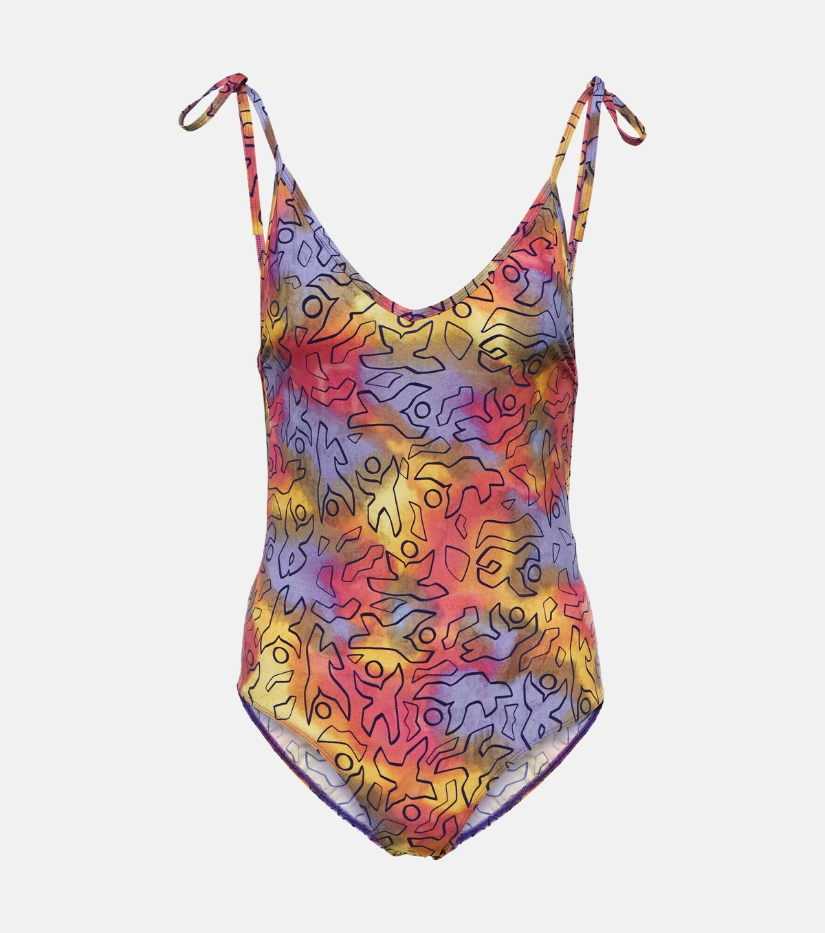 Isabel Marant - Swan printed swimsuit Isabel Marant