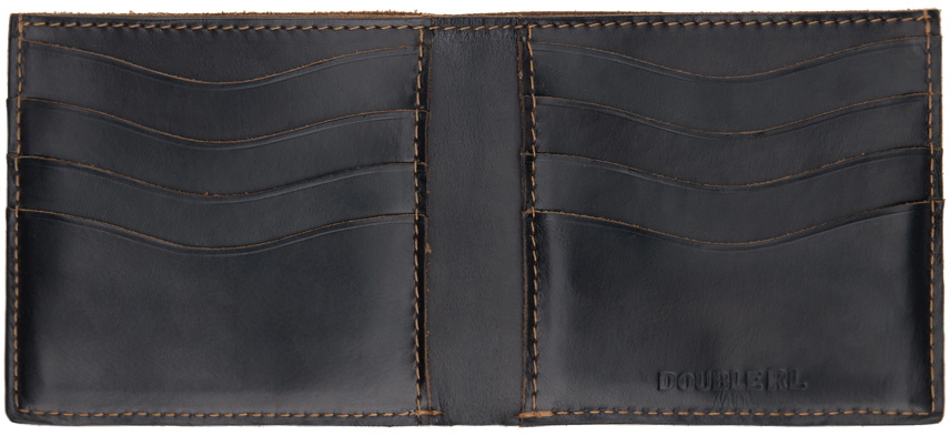 RRL Black Leather Billfold Wallet RRL