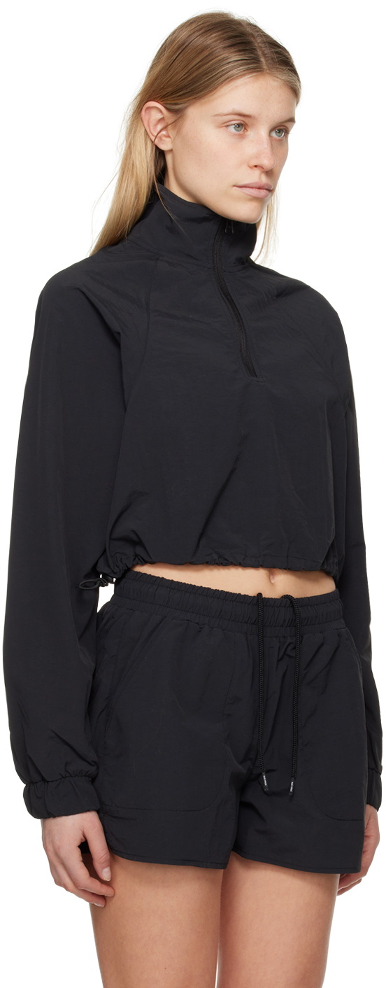 Alo Black Cropped Jacket Aloye