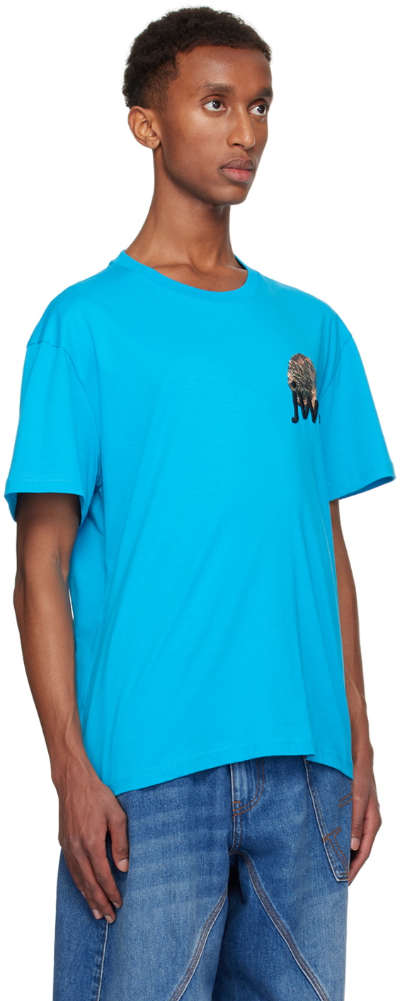 JW Anderson White 'JWA' Logo Hedgehog T-shirt JW Anderson