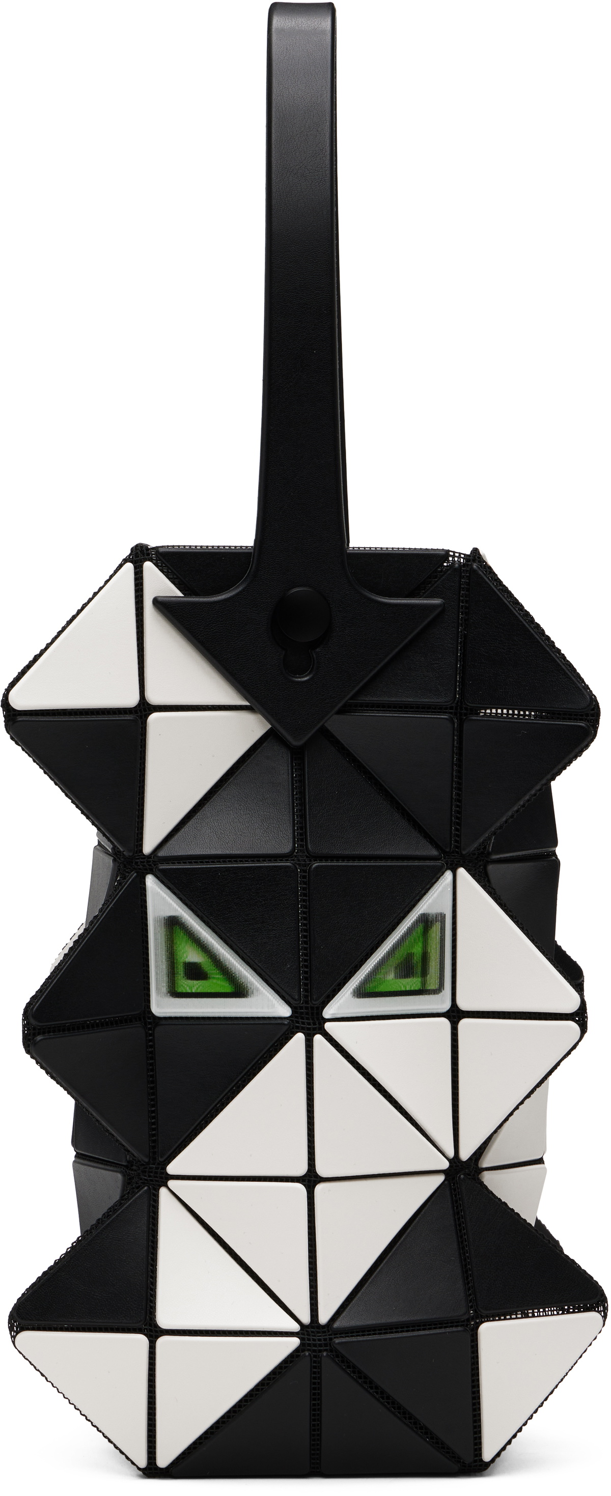 BAO BAO ISSEY MIYAKE Black & Off-White Meow Hand Pouch Bao Bao Issey Miyake