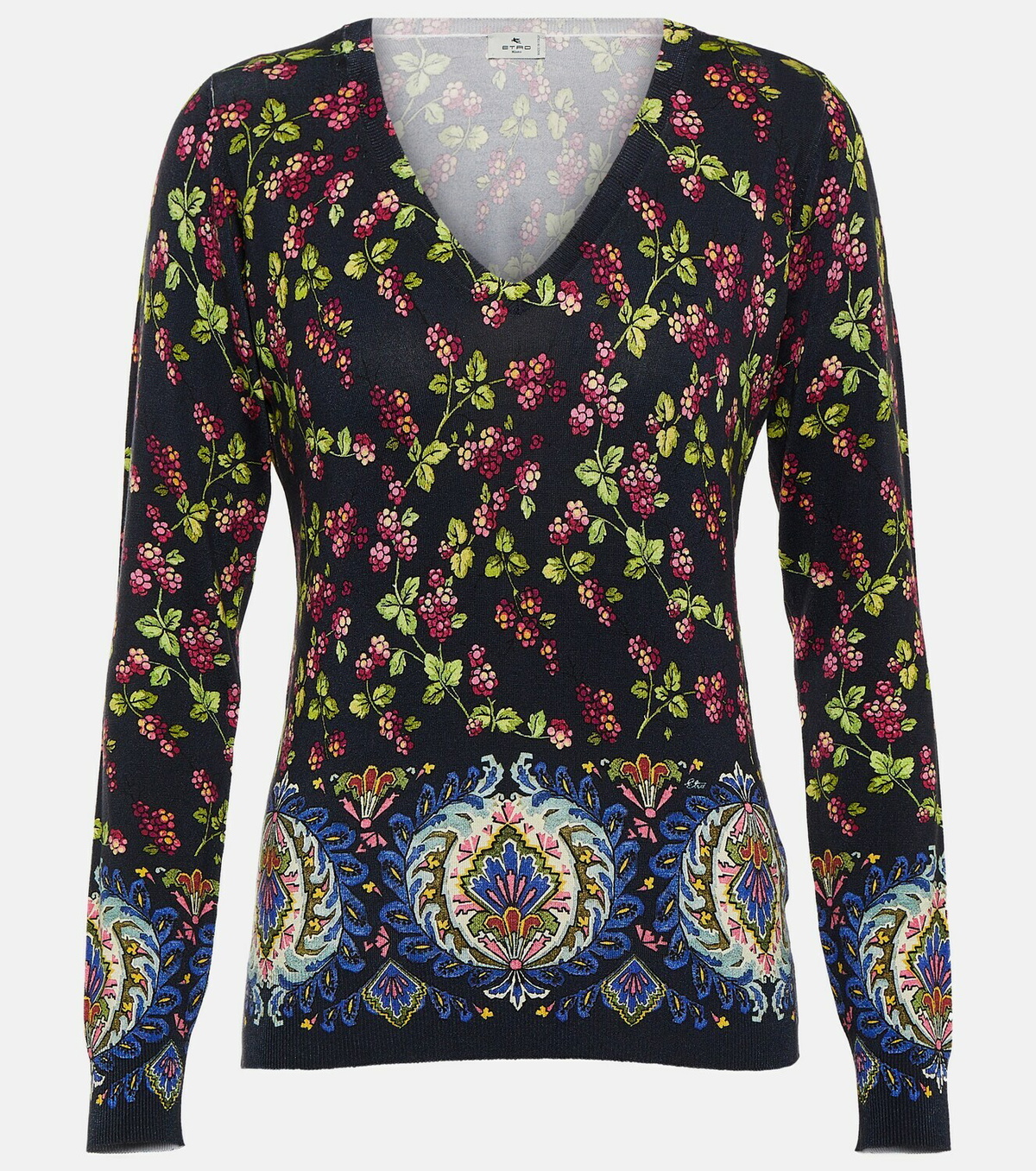 Etro Printed silk-blend sweaters Etro
