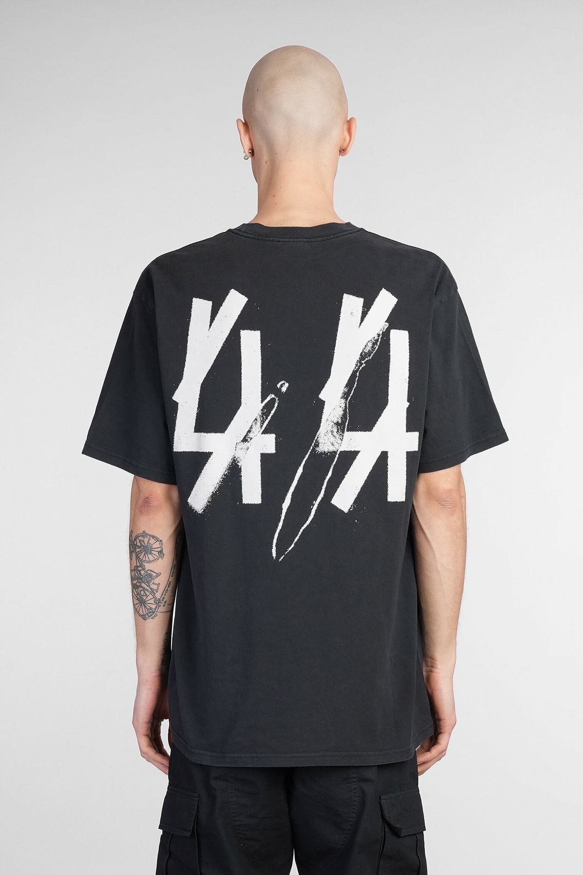 44 Label Group T-shirt In Black Cotton 44 Label Group