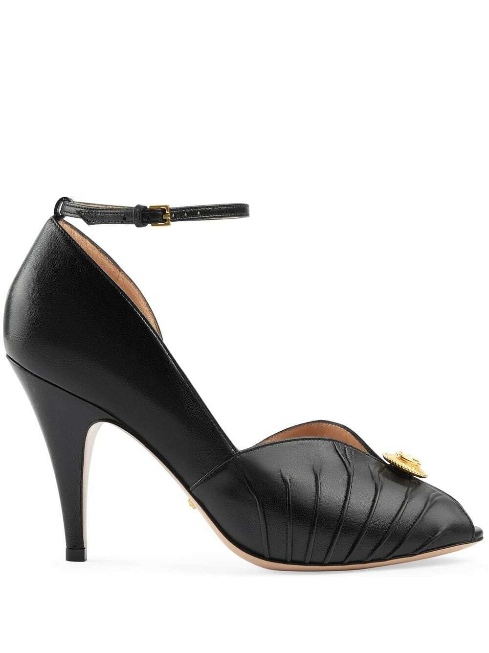 GUCCI - Rose Leather Pumps Gucci