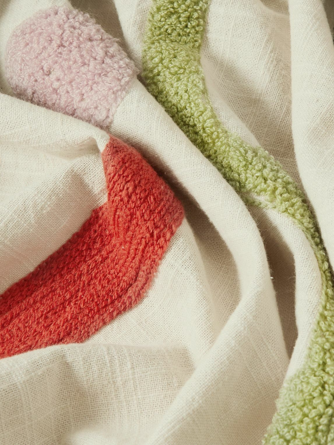 The Conran Shop - Embroidered Cotton-Gauze Bed Throw The Conran Shop