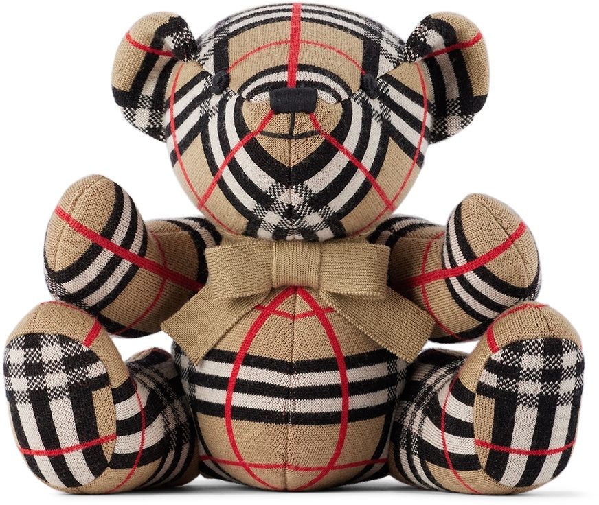 Burberry Baby Beige Check Bear Plush Toy Burberry