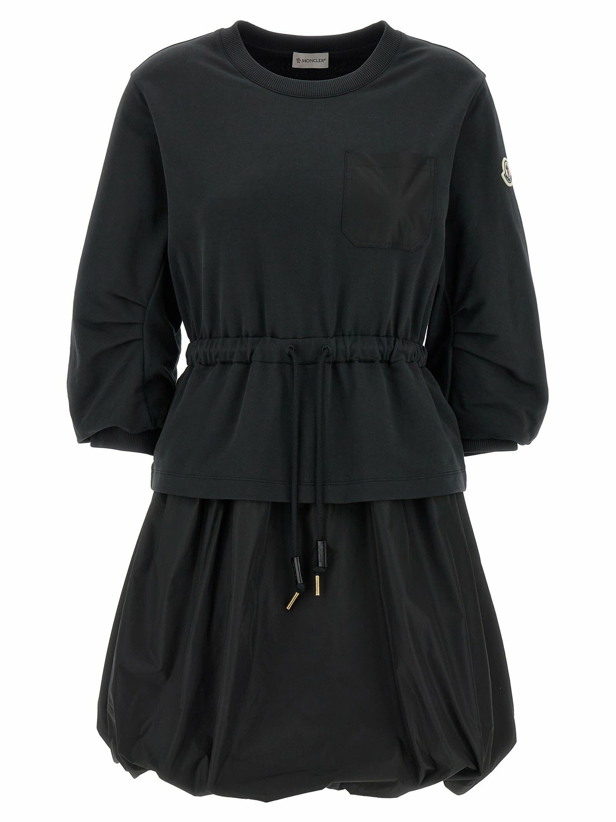 Moncler Two-material Dress Moncler