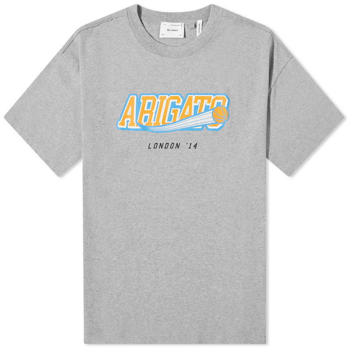 Axel Arigato Men's Score T-Shirt in Grey Melange Axel Arigato