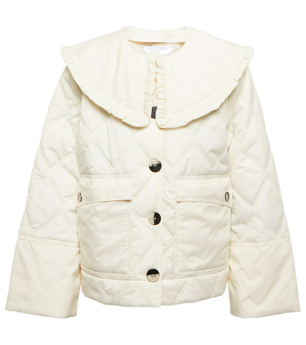 Ganni - Quilted ripstop jacket GANNI