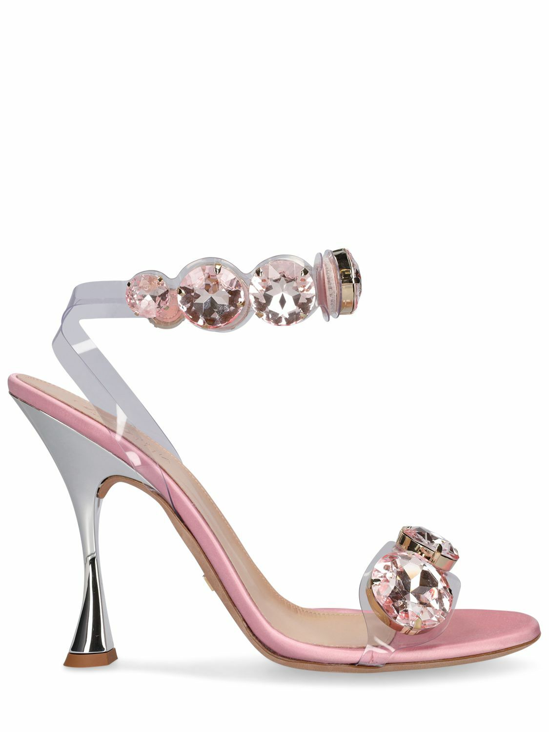 GIAMBATTISTA VALLI - 110mm Diamond Clash Pvc Sandals Giambattista Valli