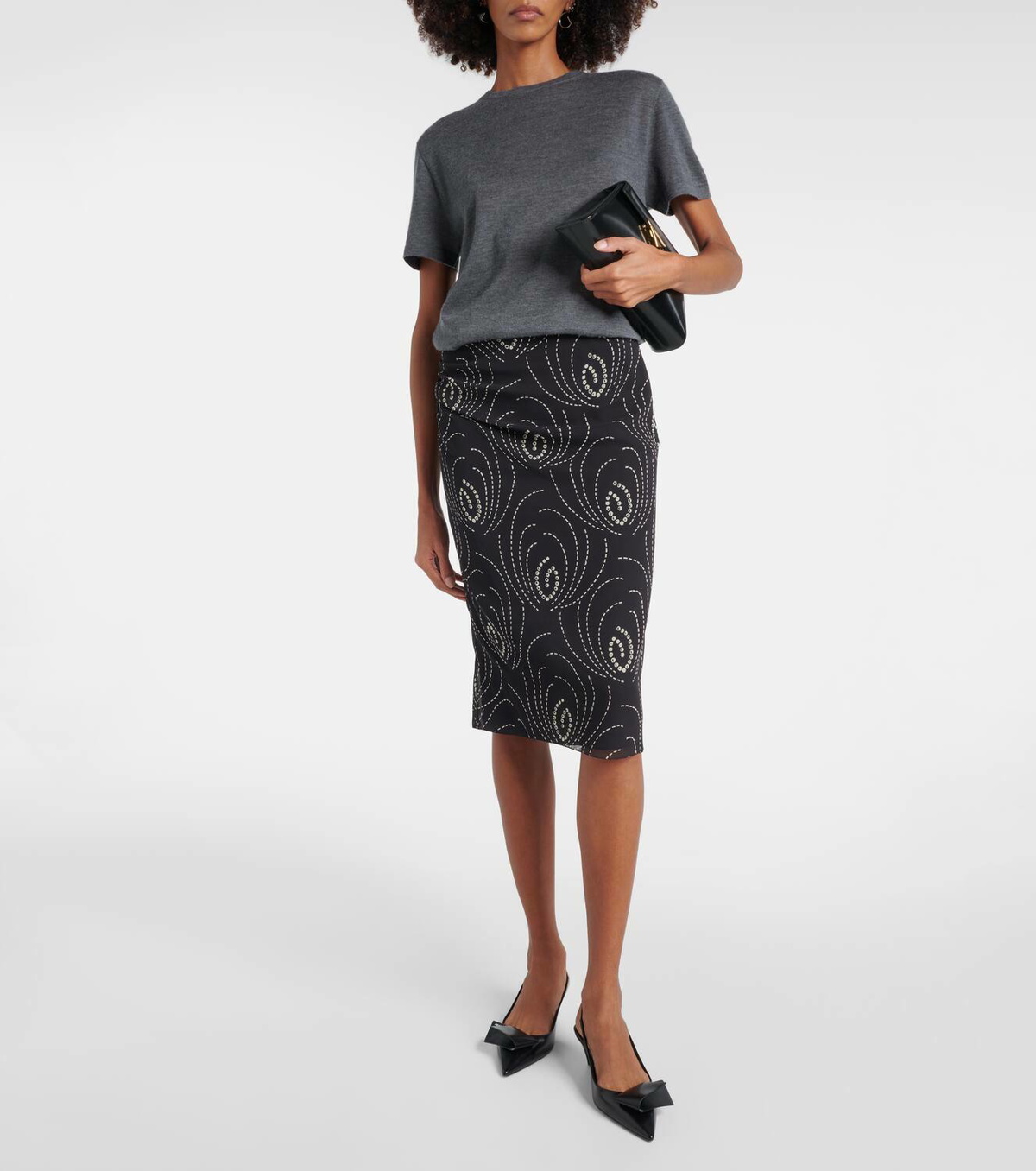 Prada High-rise pencil skirt Prada