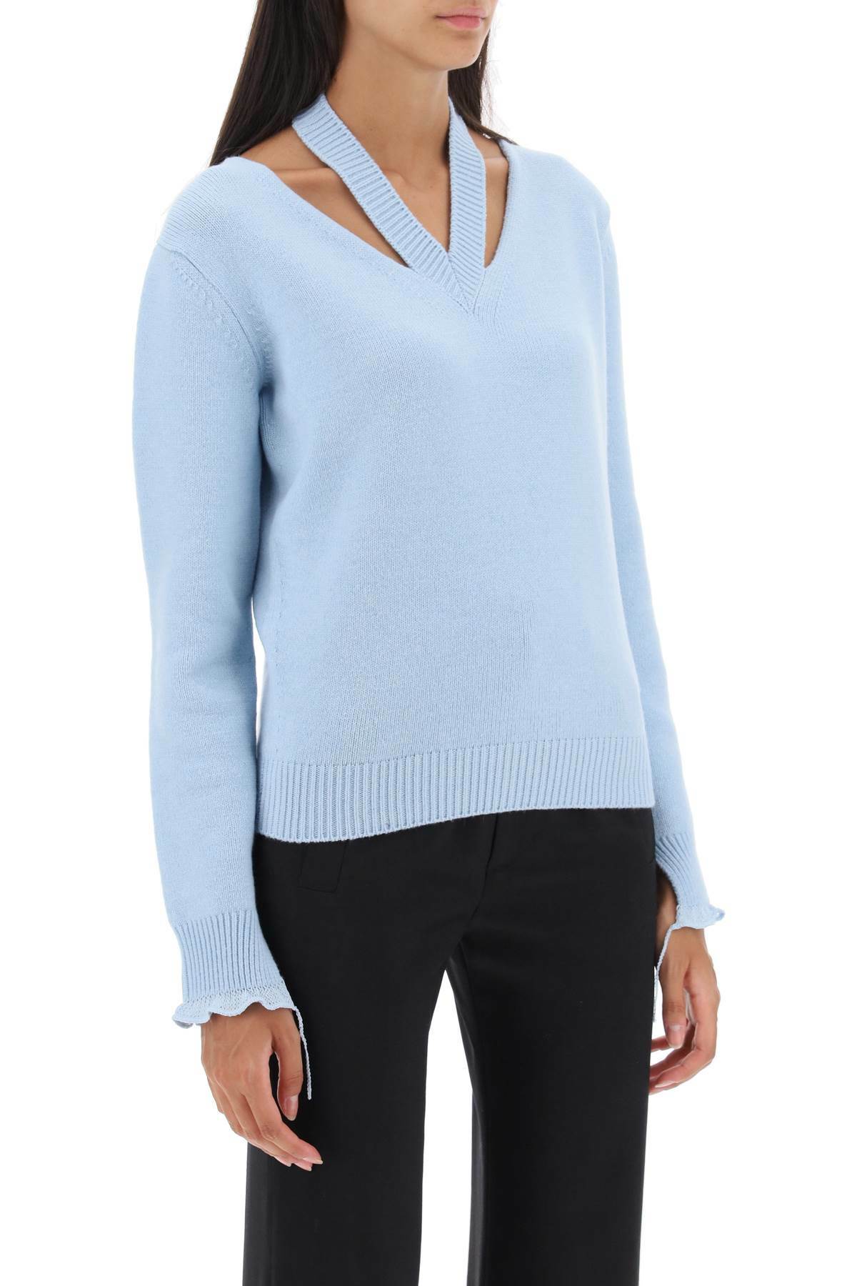 FENDI cashmere pullover Light blue Fendi