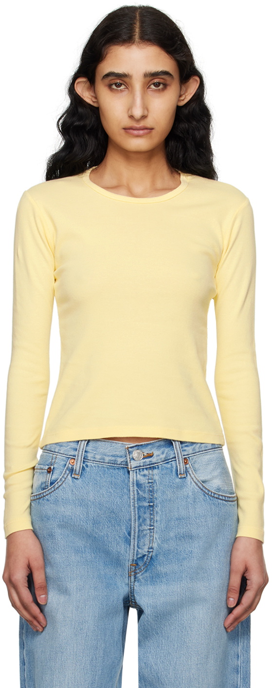 Gil Rodriguez SSENSE Exclusive Yellow Bellevue Long Sleeve T-Shirt Gil ...