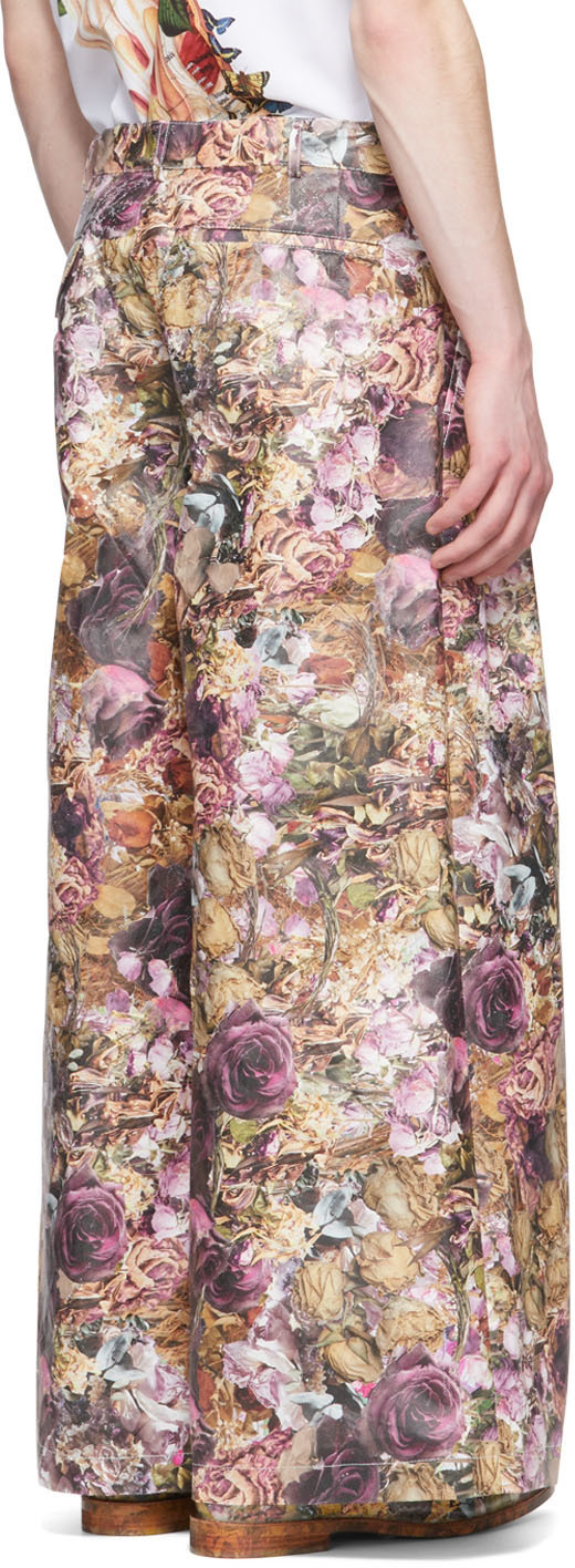 Comme des Garçons Homme Plus Multicolor Jacron Paper Trousers Comme des ...