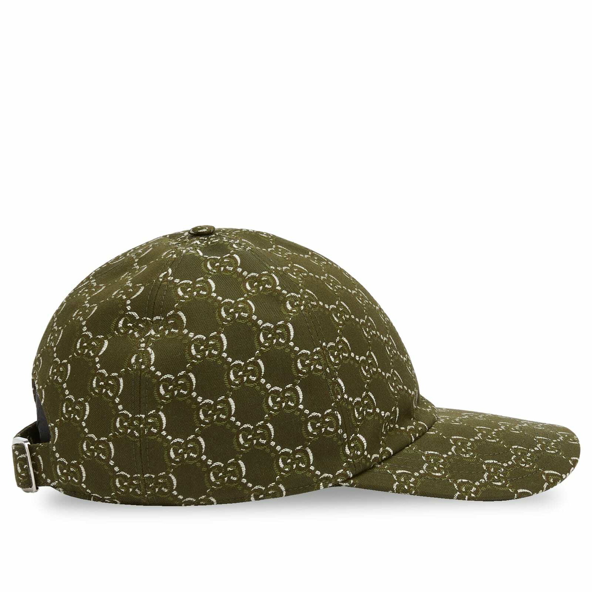 Gucci Men's Cotton Jacquard Cap in Green Gucci