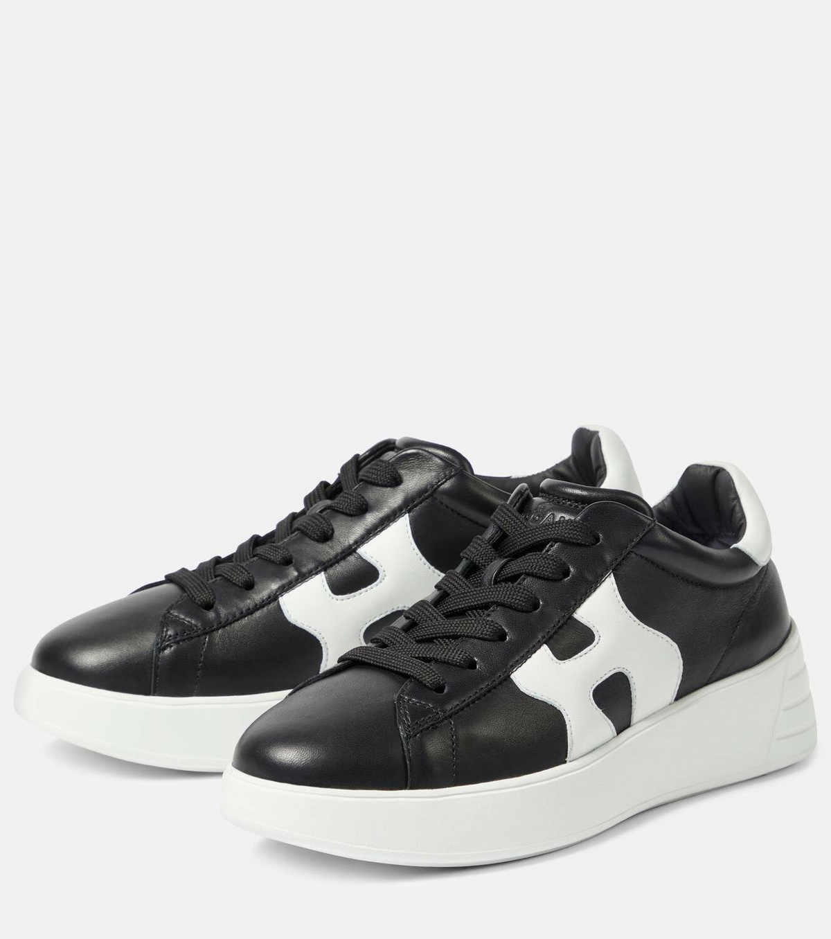 Hogan Rebel leather platform sneakers Hogan